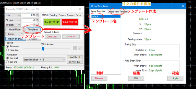 Forex Simulatorの操作パネル：機能と使い方ガイド - FXインサイト360